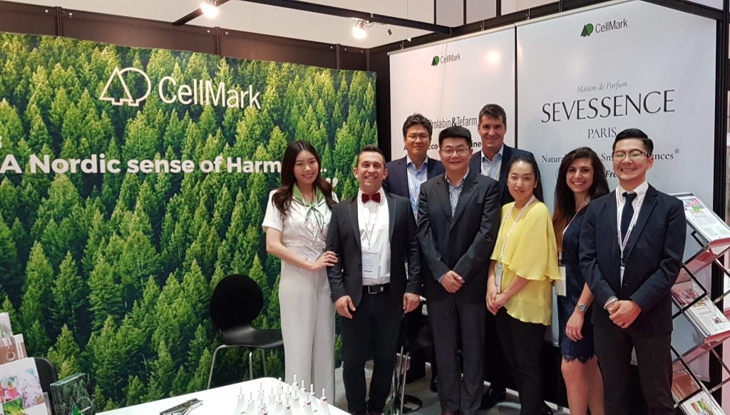Great interest in smart fragrances® and Active Minerals at the In-Cosmetics Korea - CellMark